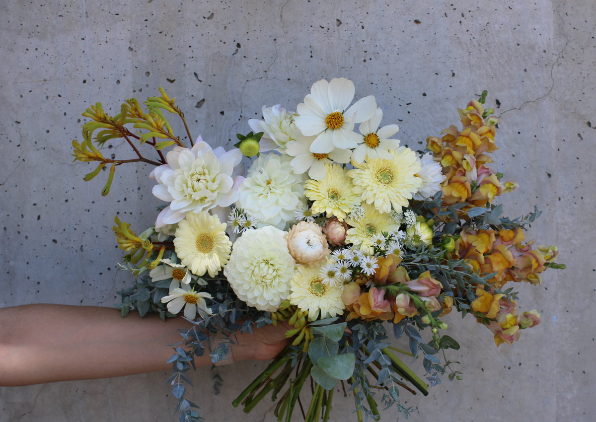 Citrus Bouquet - Fresh Flower Delivery in Canberra | SPIRAL Botanicals